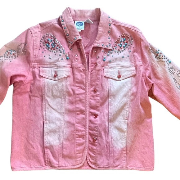 DG2 by Diane Gilman | Jackets & Coats | Dg Diane Gilman Beaded Studed ...